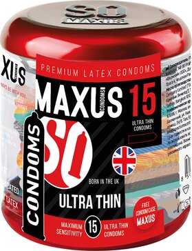 Купить презервативы ультратонкие Maxus sensitive 15 шт в городе Тюмень в интернет-аптеке Планета ...