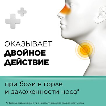 Купить стрепсилс с Ментолом и Эвкалиптом таблетки для рассасывания 24 ...