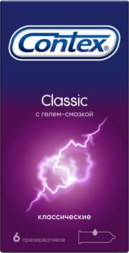 Купить презервативы классические Contex Classic 6 шт от 328 руб. в городе Москва в интернет ...