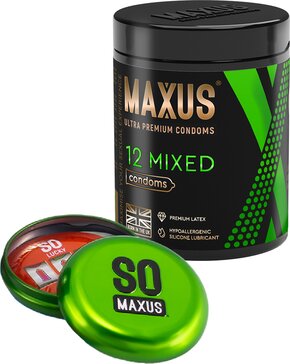 Купить презервативы набор Maxus mixed 12 шт от 1079 руб. в городе Москва и Московская область в ...