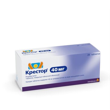 Купить крестор таб 40 мг 28 шт (розувастатин) от 5088 руб. в городе ...