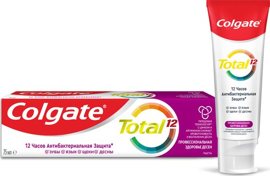 Купить зубная паста Colgate Total 12 Профессиональная Здоровье Десен 75 мл от 364 руб. в городе ...