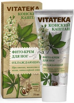 Купить vitateka/витатека фито-крем для ног охлаждающий при отеках и ...