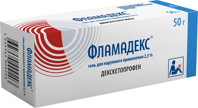 Купить фламадекс гель 50г (декскетопрофен) от 514 руб. в городе Москва ...