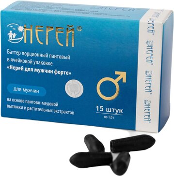 Купить нерей Свечи пантовые форте для мужчин 15 шт от 1550 руб. в ...