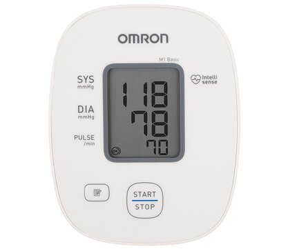 Купить omron Тонометр автоматический на плечо M1 basic, манжета 22-32 см, адаптер от 2927 руб. в ...