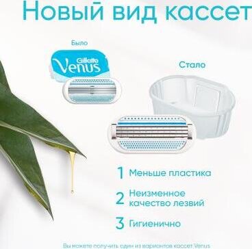 Купить venus станок 1 шт + 2 кассеты от 1238 руб. в городе Москва и ...