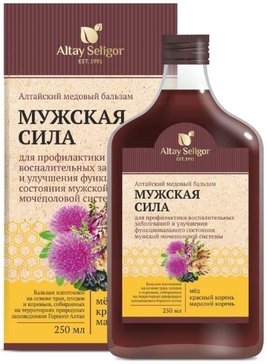 Купить алтайский бальзам медовый 250мл мужская сила (мед, красный ...